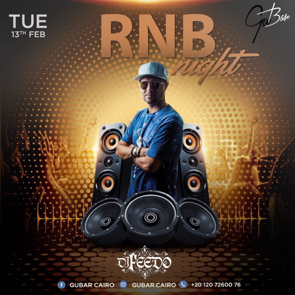 RNB Night Ft. Feedo at Gŭ Bar – Cairo 360 Guide to Cairo, Egypt