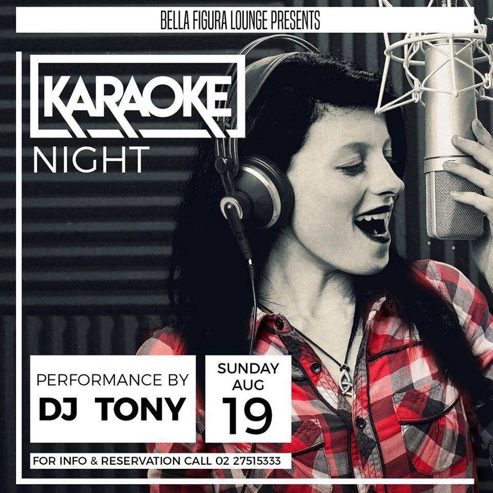 Karaoke Night ft. DJ Tony @ Bella Figura – Cairo 360 Guide to Cairo, Egypt