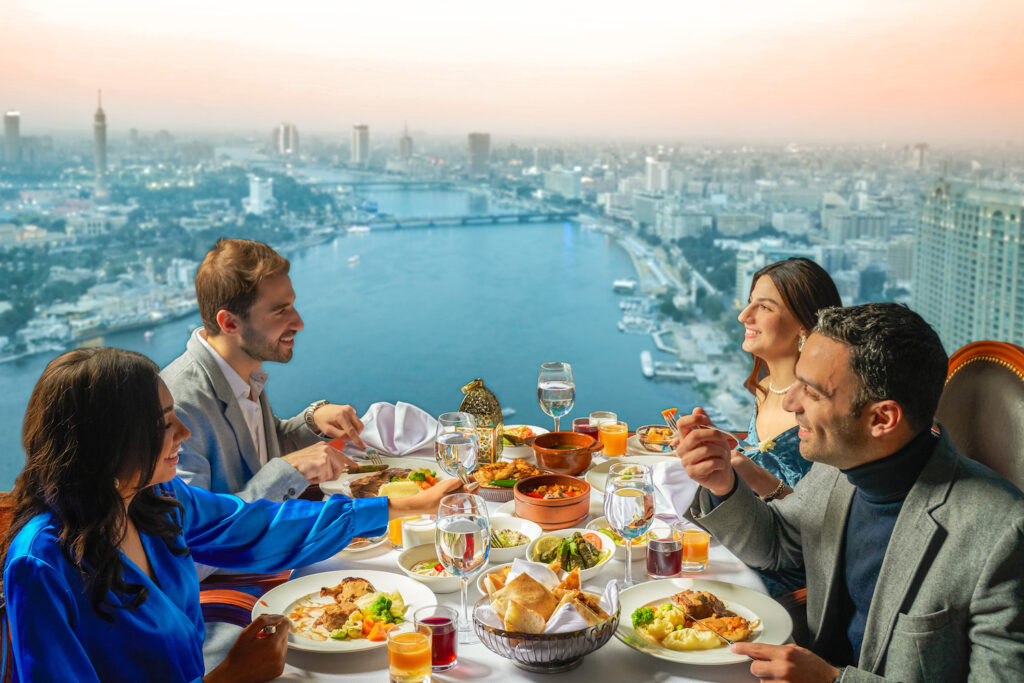 Late Dinner at Grand Nile Tower’s Revolving Restaurant – Cairo 360 ...